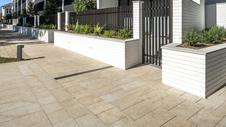 Honey Jasper Bush Hammered Pavers